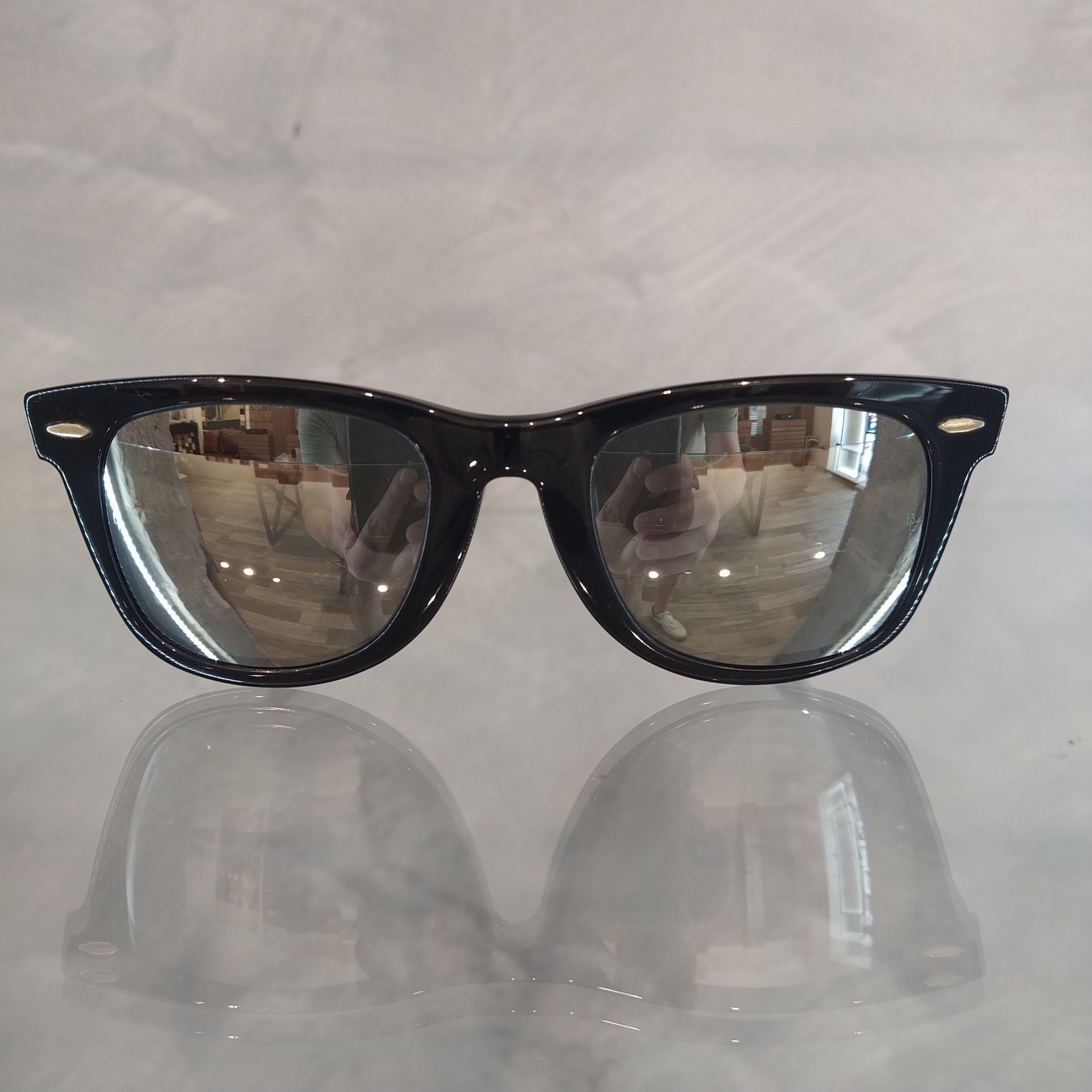 Ray Ban B&L Vintage Sunglasses NOS - Mod. Wayfarer - Black Ebony ...