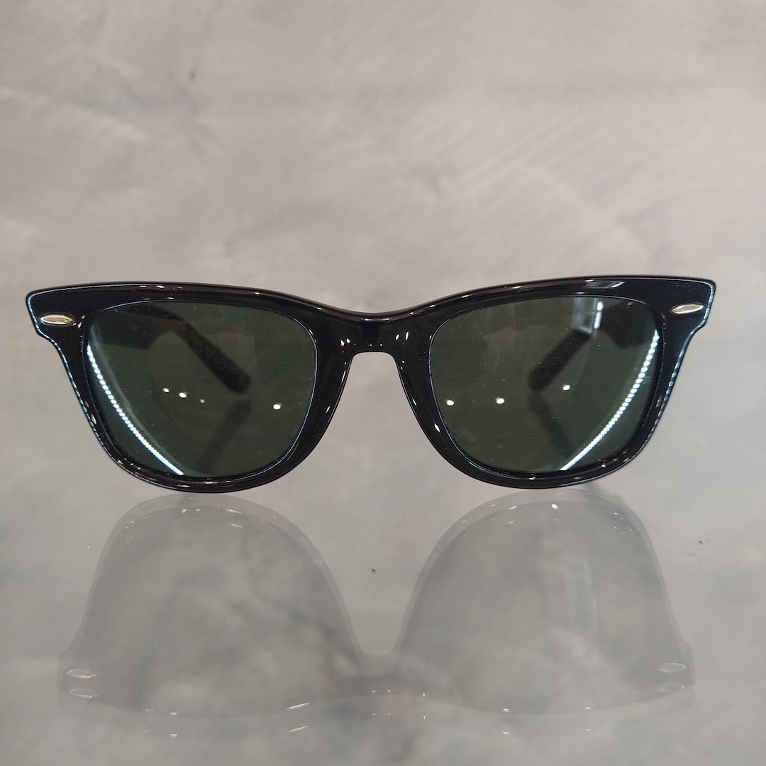 Ray Ban B&L Vintage Sunglasses NOS - Mod. Wayfarer - Black Ebony - G15 ...