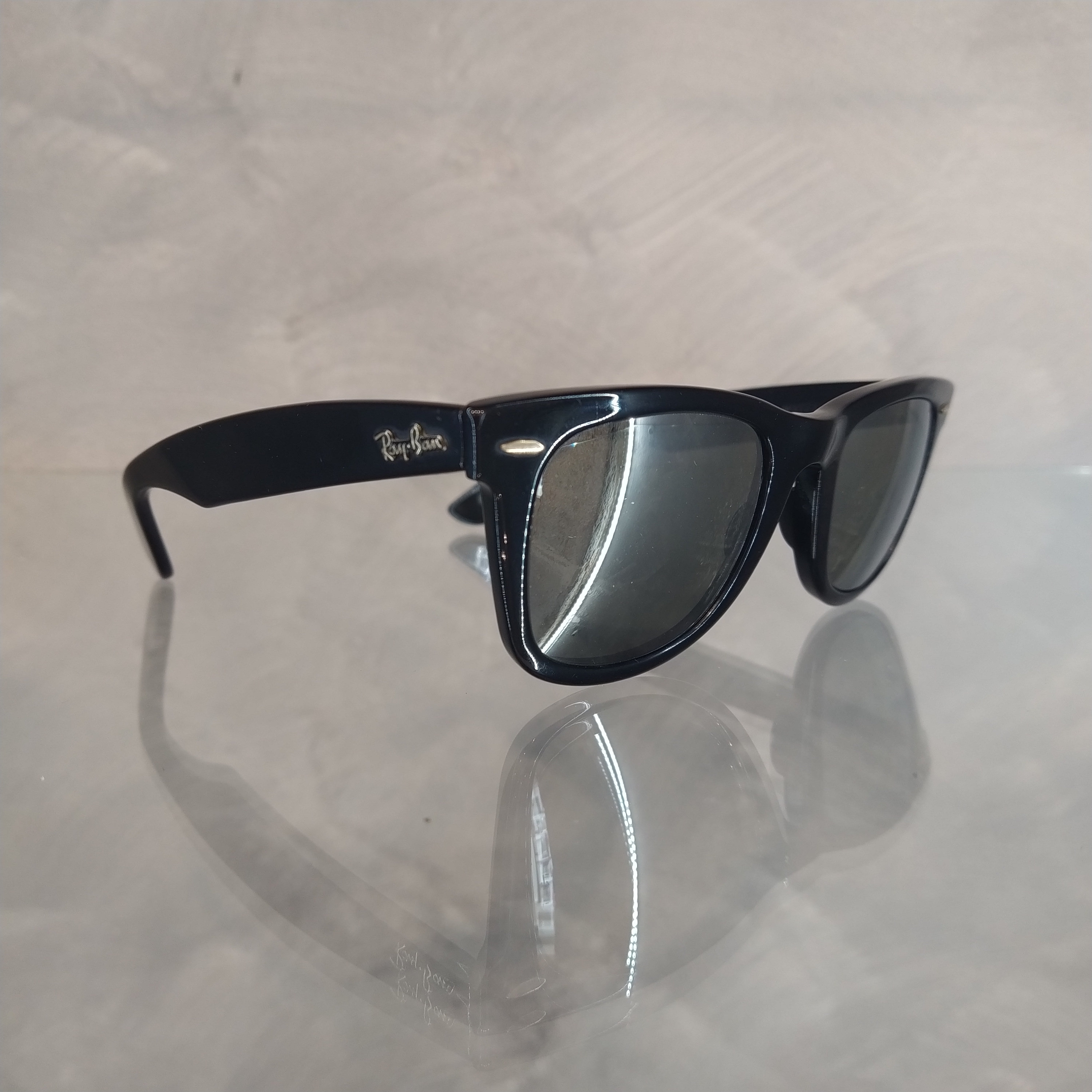 Ray Ban B&L Vintage Sunglasses NOS - Mod. Wayfarer - Black Ebony ...