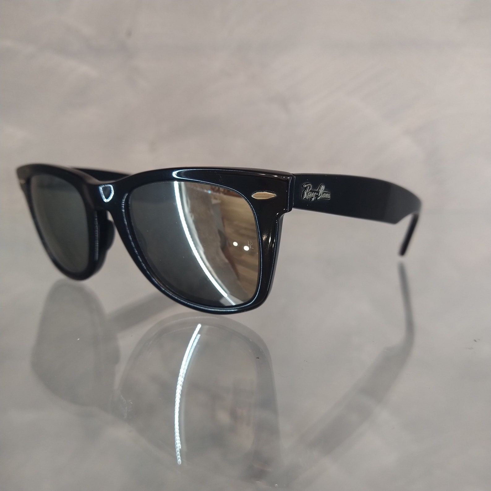 Ray Ban B&L Vintage Sunglasses NOS - Mod. Wayfarer - Black Ebony ...