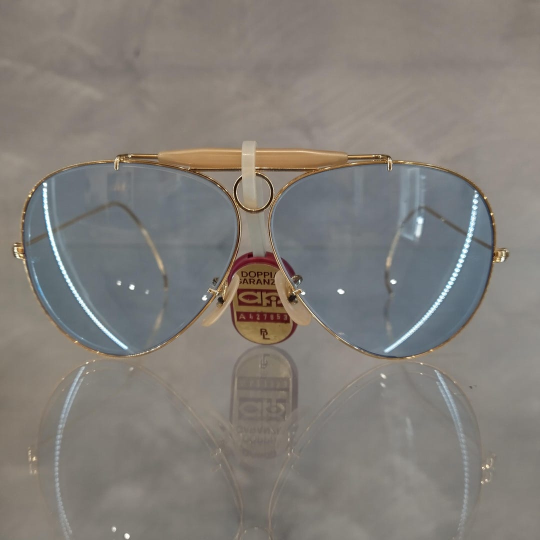 Ray Ban B&L Vintage Sunglasses NOS - Mod. Shooter - Col. Gold - 62 ...