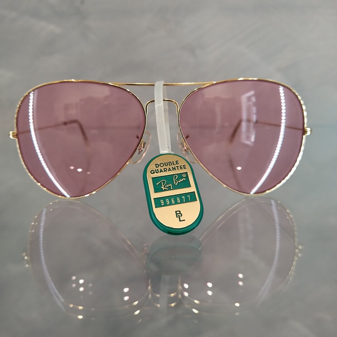 Ray Ban B&L Vintage Sunglasses NOS - Mod. Aviator - 62 Large - Ultra ...