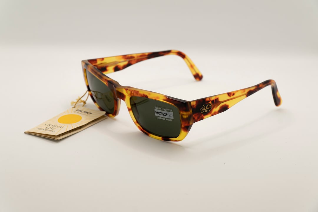 Luxottica Vintage Sunglasses NOS - Mod. 8050- Col. M265 - High Quality Crystal U.V. Tempered ...