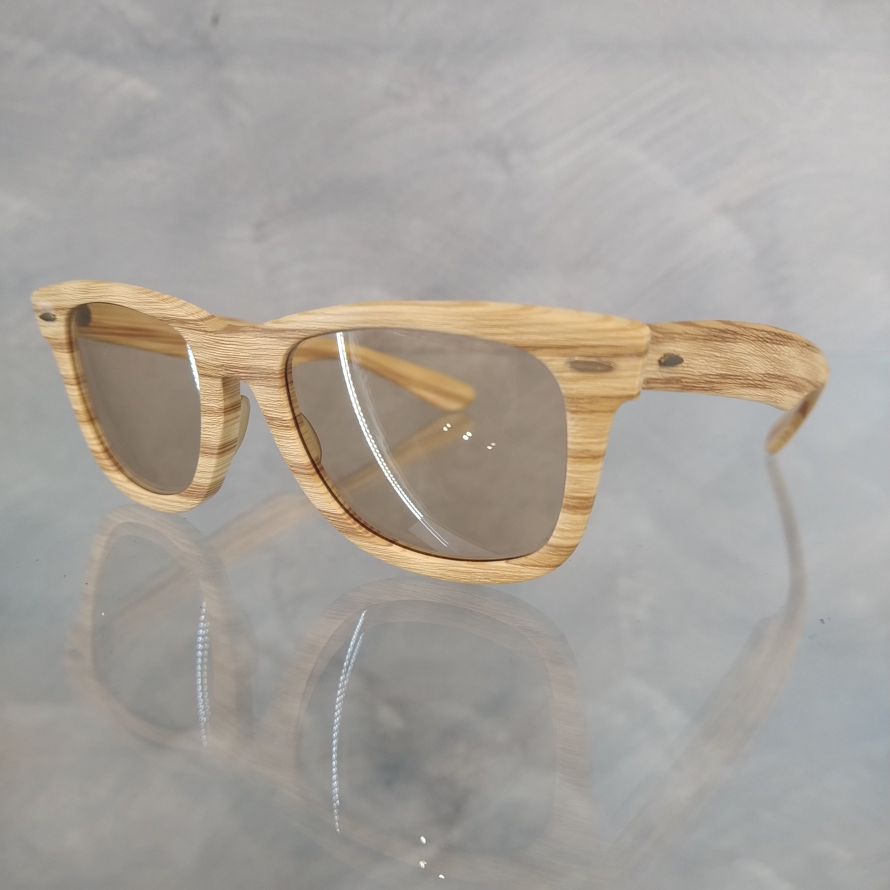 Ray Ban B&L Vintage Sunglasses NOS - Mod. Wayfarer Woodies - Light Tiki ...