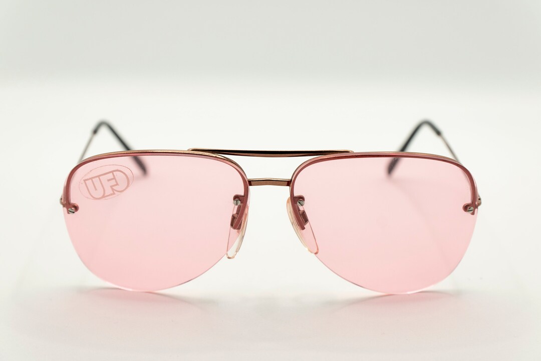 Safilo Ufo Vintage Sunglasses NOS - Mod. 155 - Pink Lenses - New ...