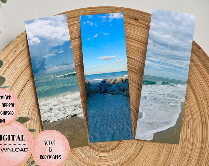 Unique Bookmarks, Beach Bookmarks, Booktrovert, Book Club Bookmarks ...