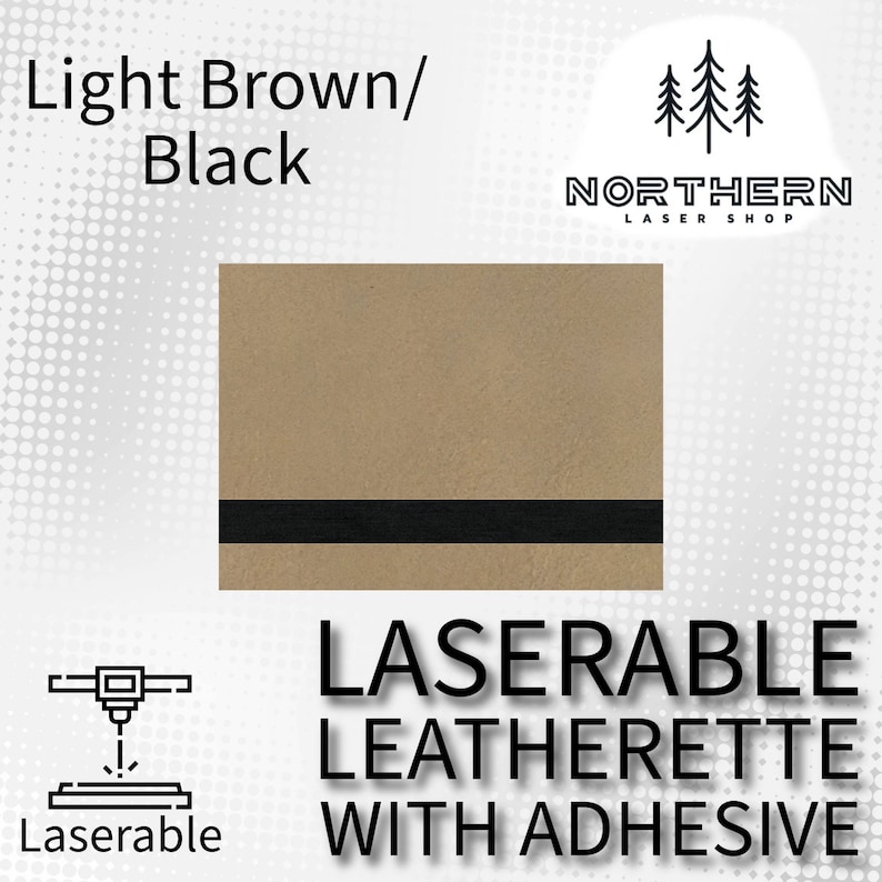 Laserable Leatherette Adhesive Sheets for Heat Pressing and Laser ...