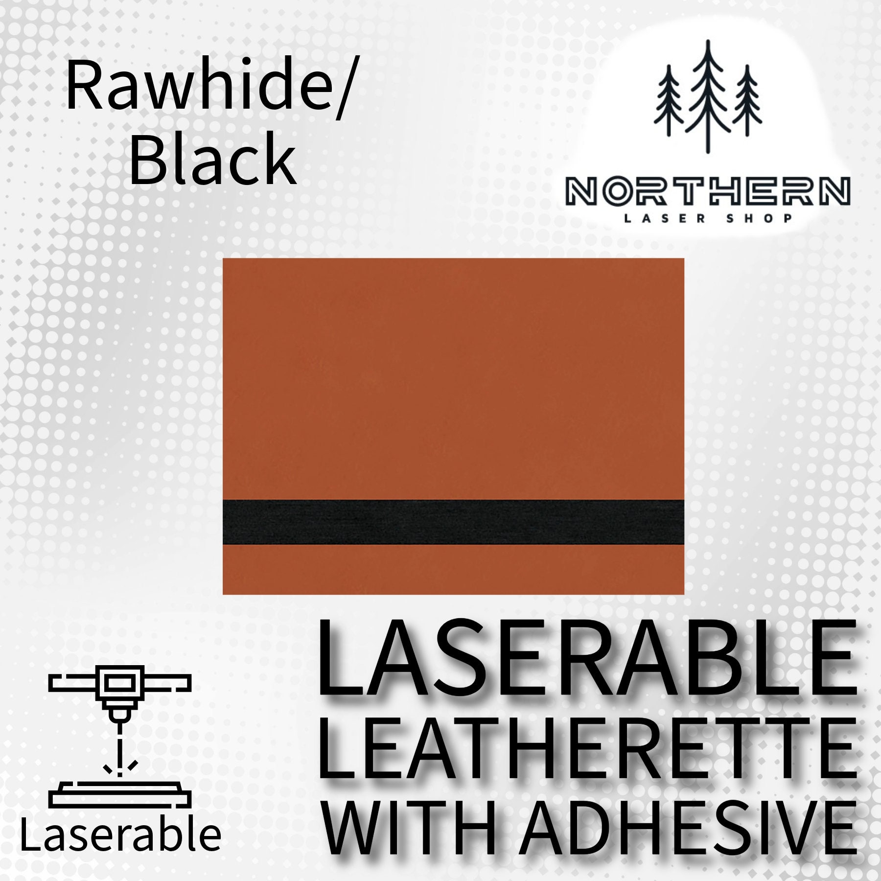 12" X 9" Leatherette Sheets With Adhesive Backing, Laserable ...