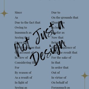 Dont Say That A Synonym Cheat Sheet for Writers - Etsy