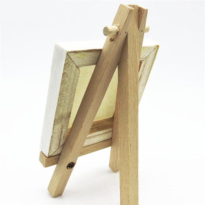 Mini Blank Canvas for Painting With Canvas Holder - Etsy