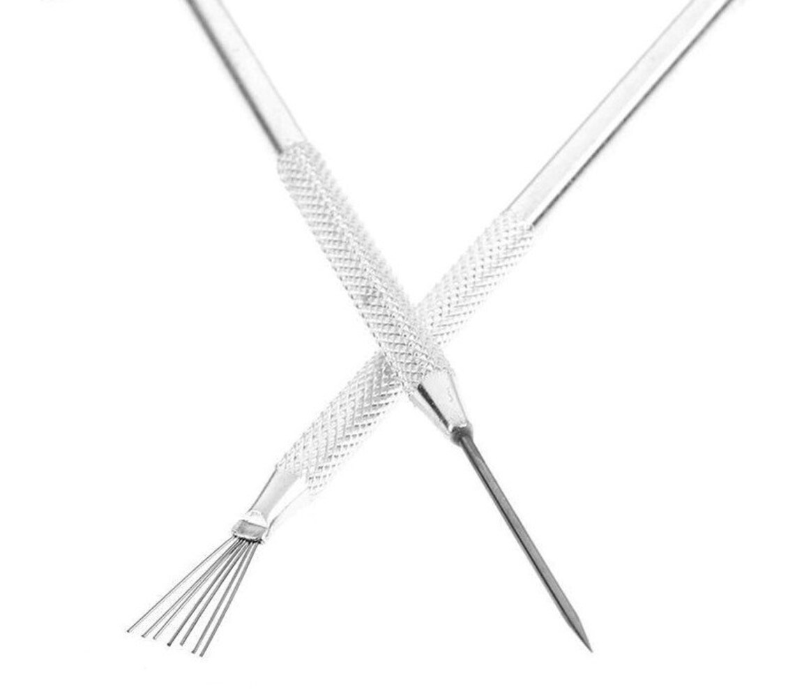 1 X Feather Pin 1 X Pro Needle Wire Texture Pottery Clay - Etsy