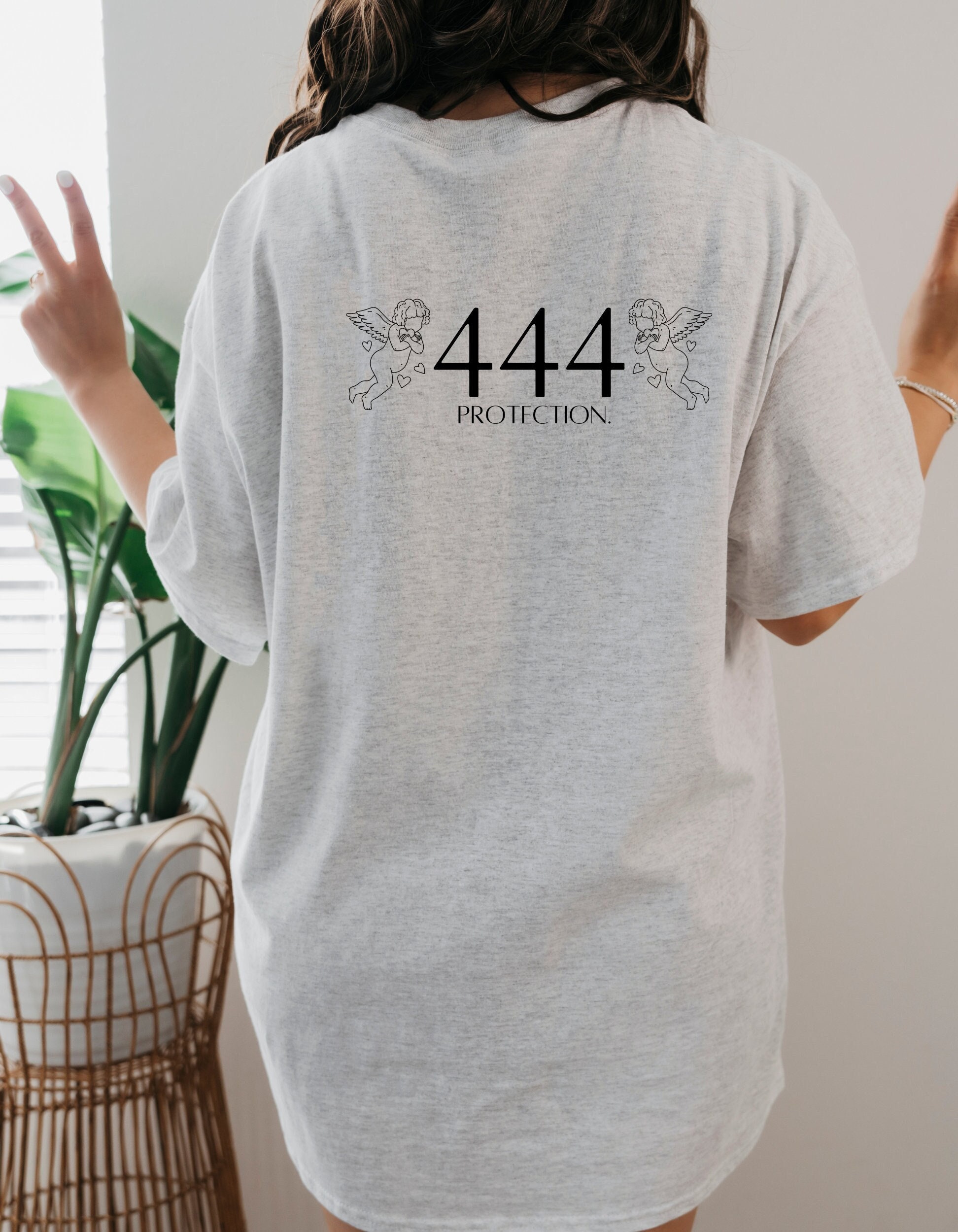 Angel Number Tshirt I 444 I Angel Number T-shirt I Lucky Number Shirt I ...