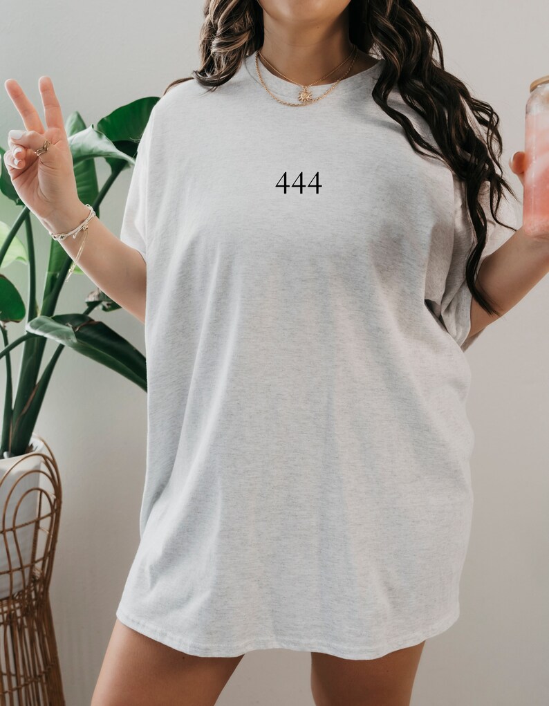 Angel Number Tshirt I 444 I Angel Number T-shirt I Lucky Number Shirt I ...
