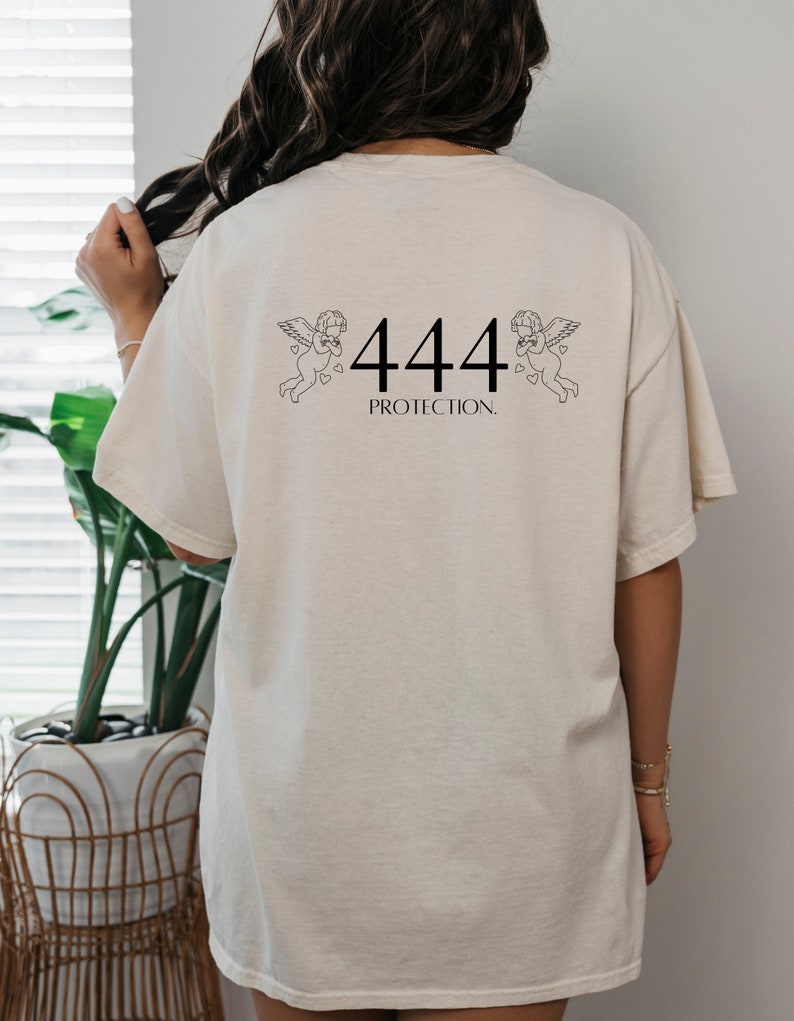 Angel Number Tshirt I 444 I Angel Number T-shirt I Lucky Number Shirt I ...