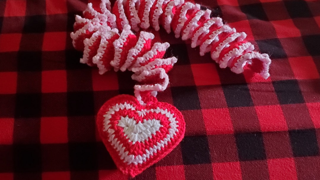 Beaming Heart Crochet Wind Spinner PATTERN PDF Valentine's Day Heart - Etsy