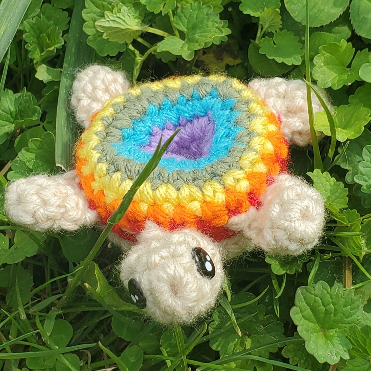 Crochet Donut Turtle No-sew Keychain PATTERN PDF Halloween - Etsy
