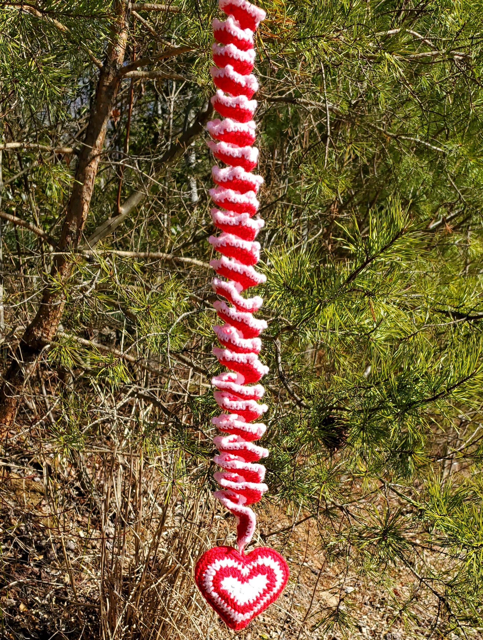 Beaming Heart Crochet Wind Spinner PATTERN PDF Valentine's - Etsy