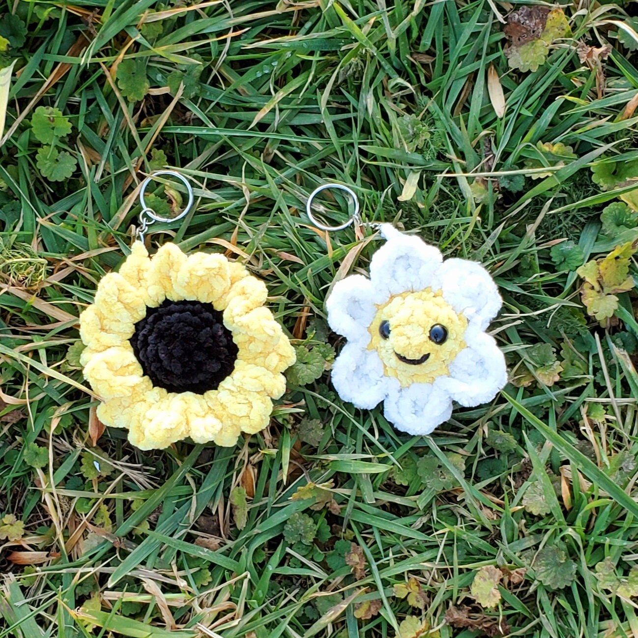 Daisy Keychain NO-SEW Flower Amigurumi Pdf Crochet Pattern, Written in ...