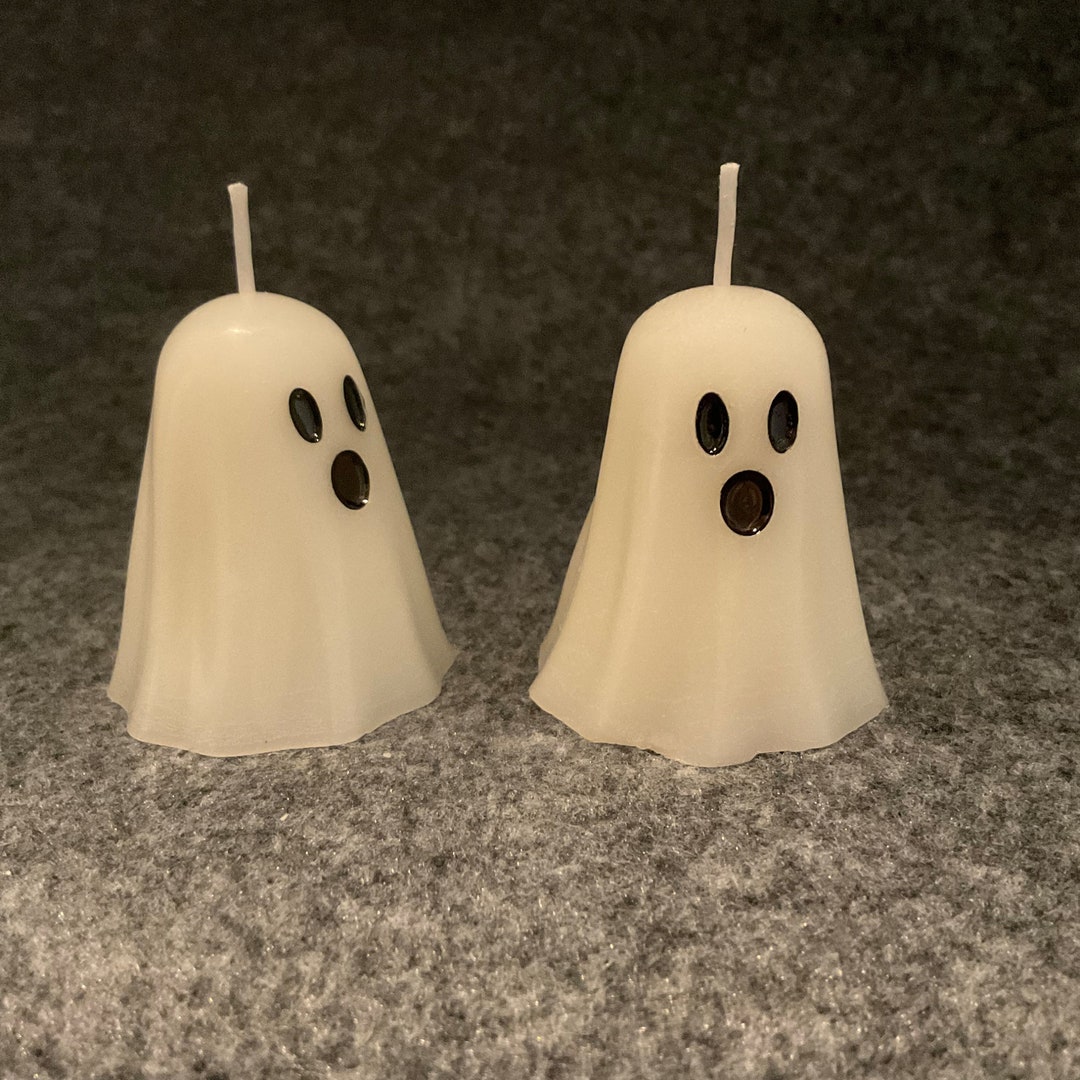 Scary Ghost Candle Halloween Decor Halloween Candle - Etsy
