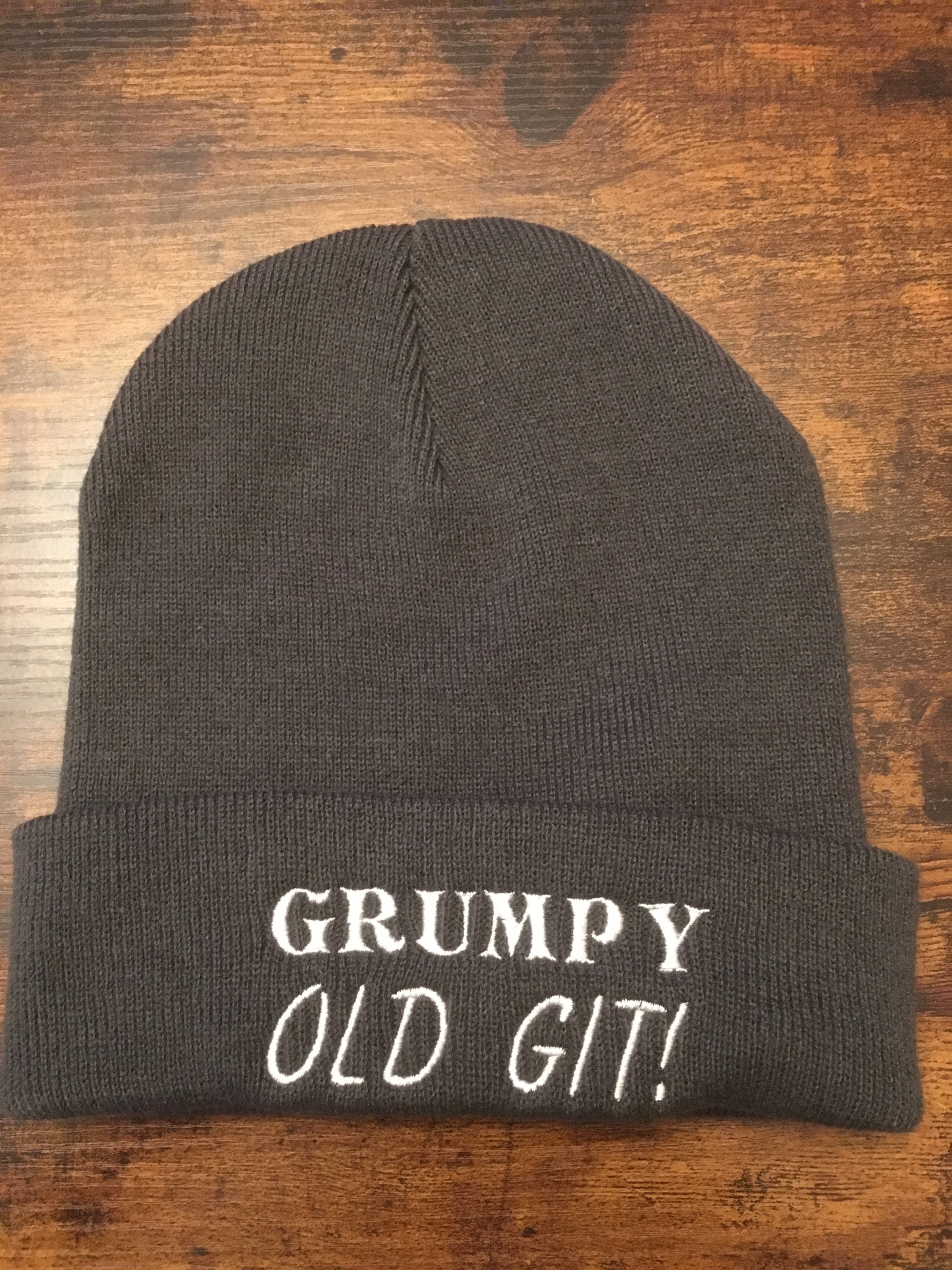 Grumpy Old Git Winter Beanie North Coast Beanie Slang - Etsy