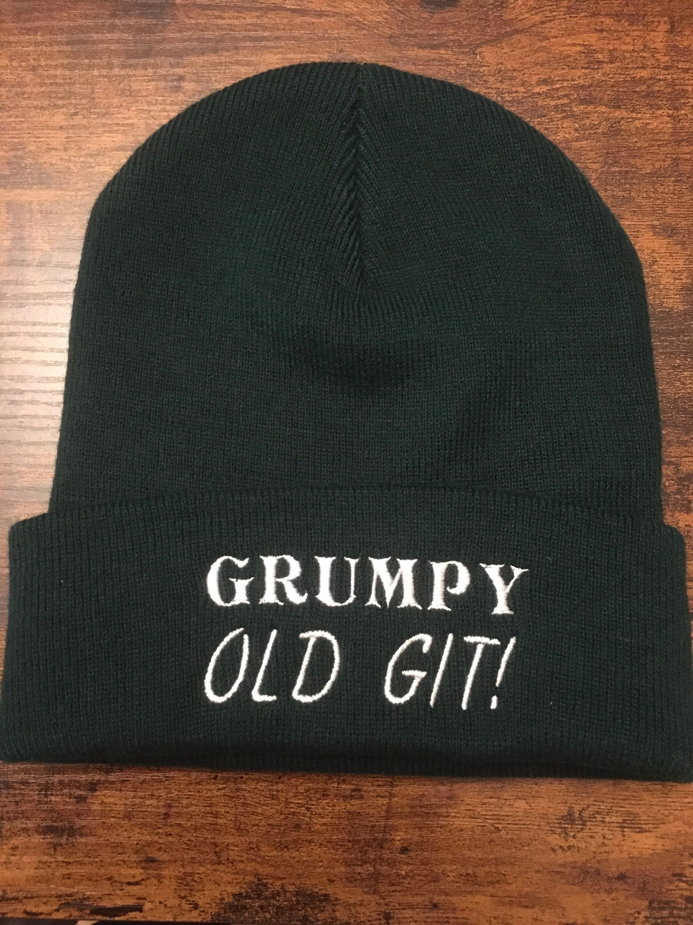 Grumpy Old Git Winter Beanie North Coast Beanie Slang - Etsy
