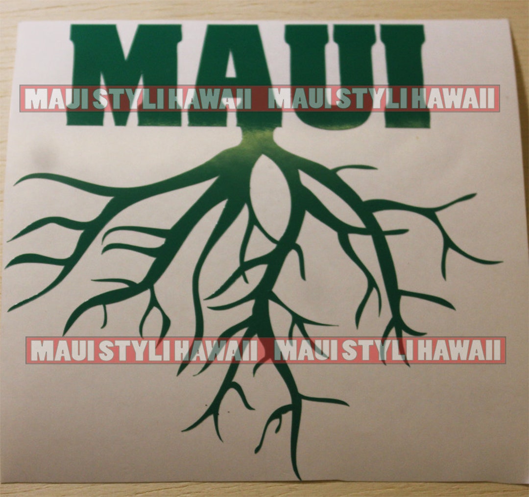 Maui Roots Made on Maui Hawaii 5.0 X 5.0 - Etsy