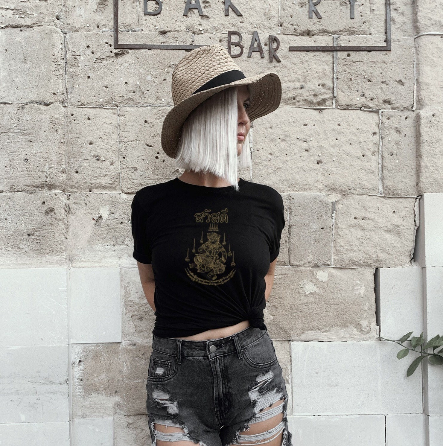 Sak Yant Thai Thailand Blessing Protection Tattoo Boho Gift for Her ...