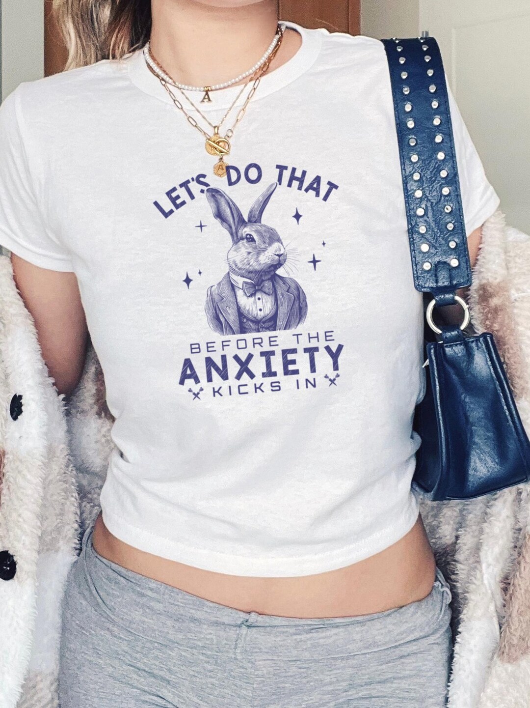 Funny Unhinged Whimsical Shirt Let's Do That Before the Anxiety Kicks ...