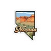 Nevada Sticker, Nevada Decal, State Map Sticker, Nevada Gift, Moving ...