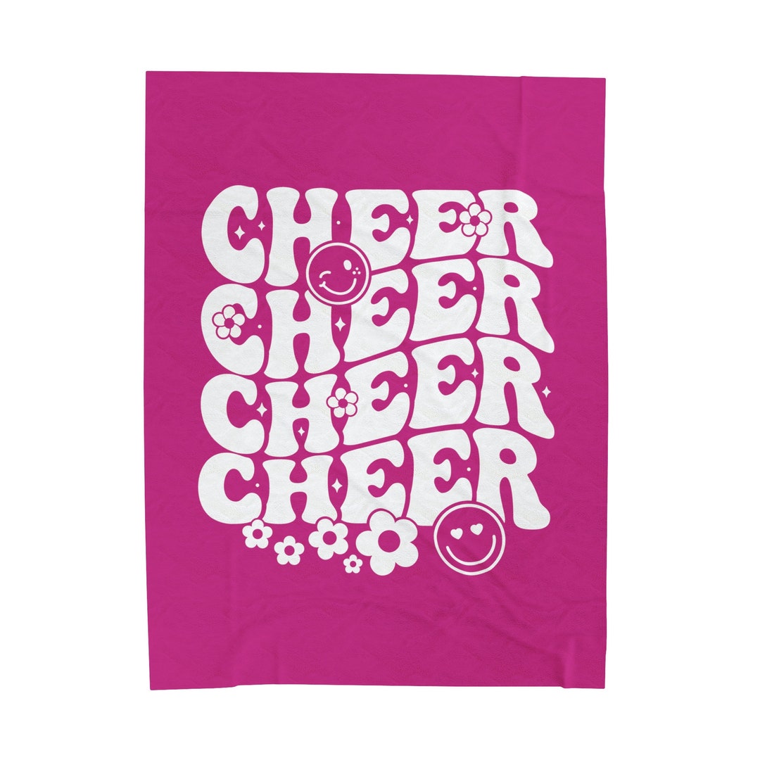 Cheer Cheerleader Dance Team Gift for Her Soft Large Warm Velveteen ...