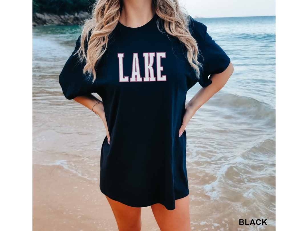 Lake Vacation Summer Shirt for Women Lake Squad Vibes Graphic Tee ...