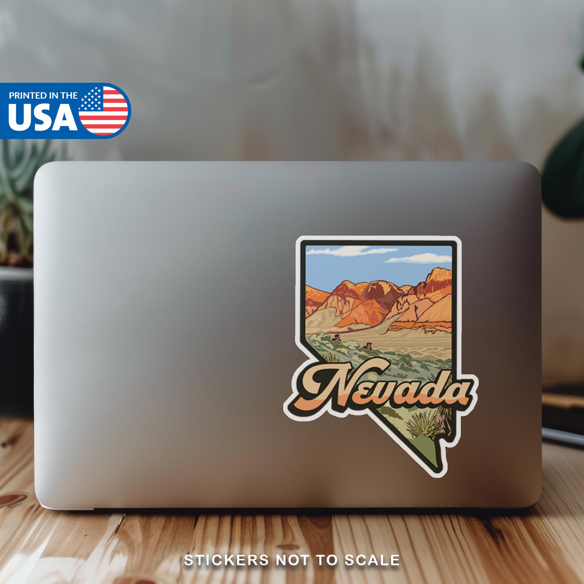 Nevada Die-cut Stickers - Etsy