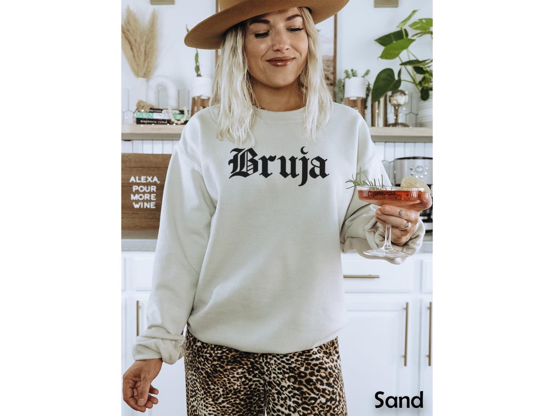 Spanish Bruja Vibes Shirt in Black, Gothic Witch Halloween Costumes ...