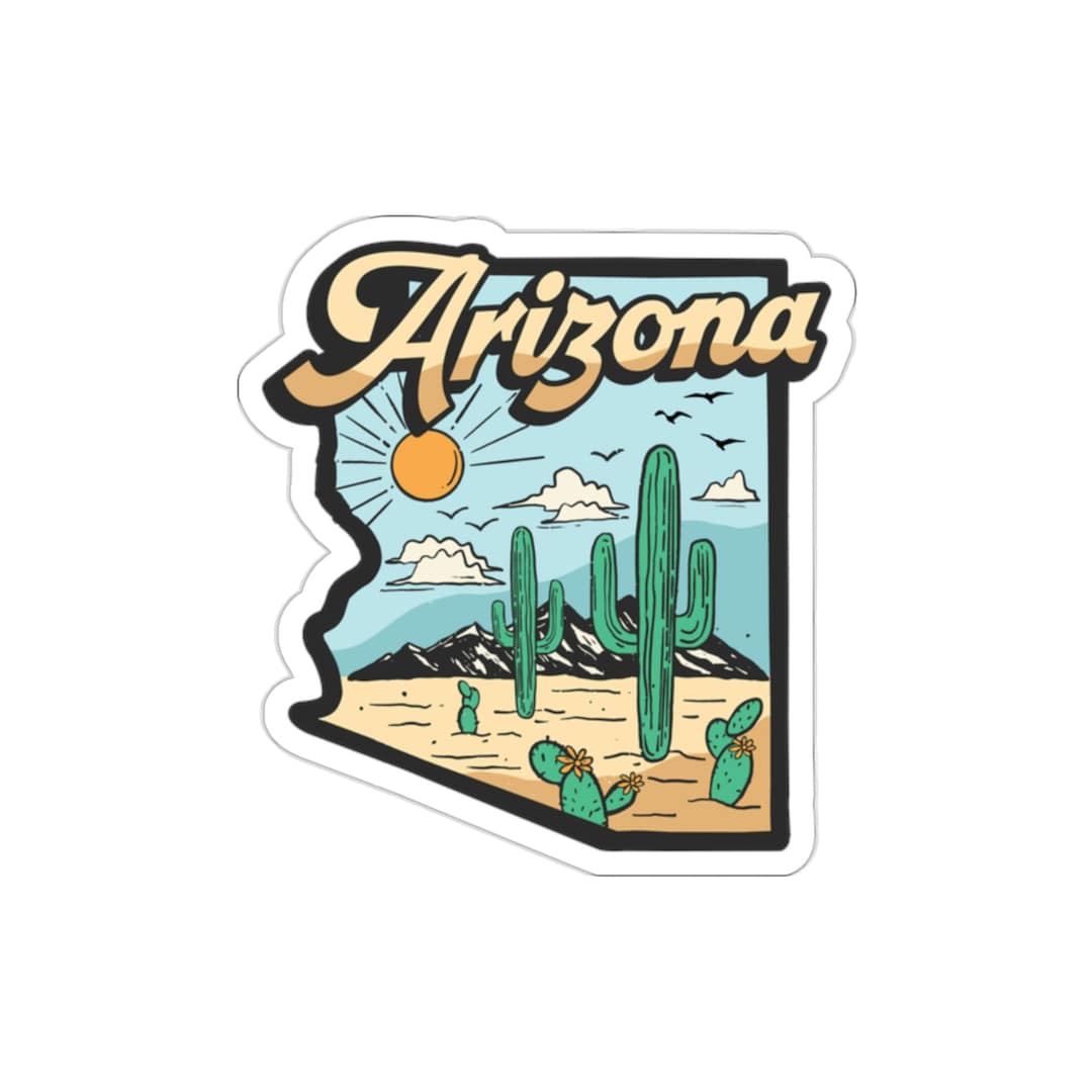Arizona Die-cut Stickers - Etsy