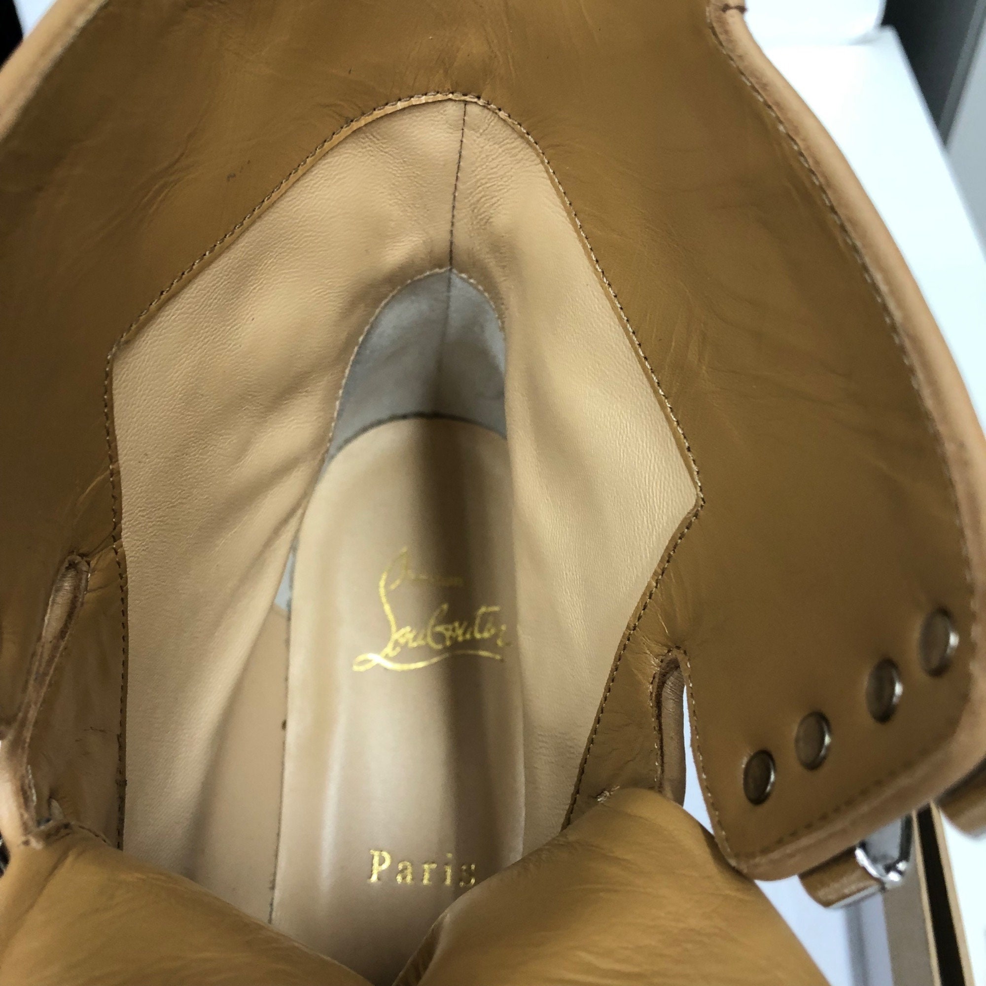 Christian Louboutin Macadamia Boots