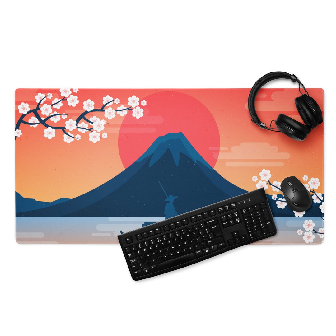 Japan Sun Mount Fuji Gaming Mouse Pad XXL Mousepad Japanese - Etsy