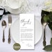 Thank You Wedding Plate Card Template | Customizable Digital Template ...