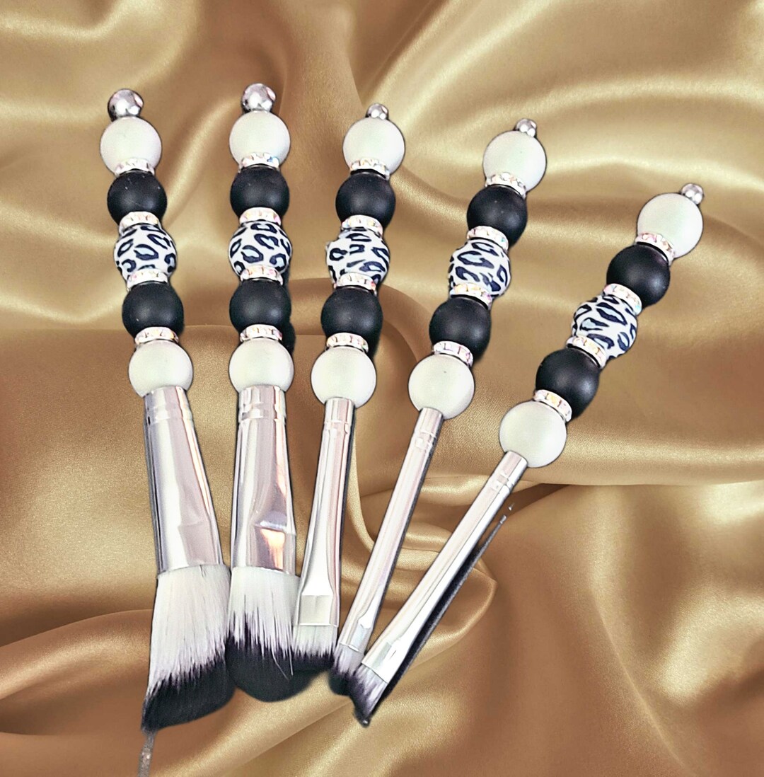 Beaded Make-up Brush Set / Gift Set / Unique Make-up Brushes - Etsy
