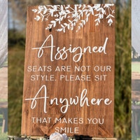 Custom Wedding Seating Chart Vinyl Decal – Personalized Mirror Welcome ...