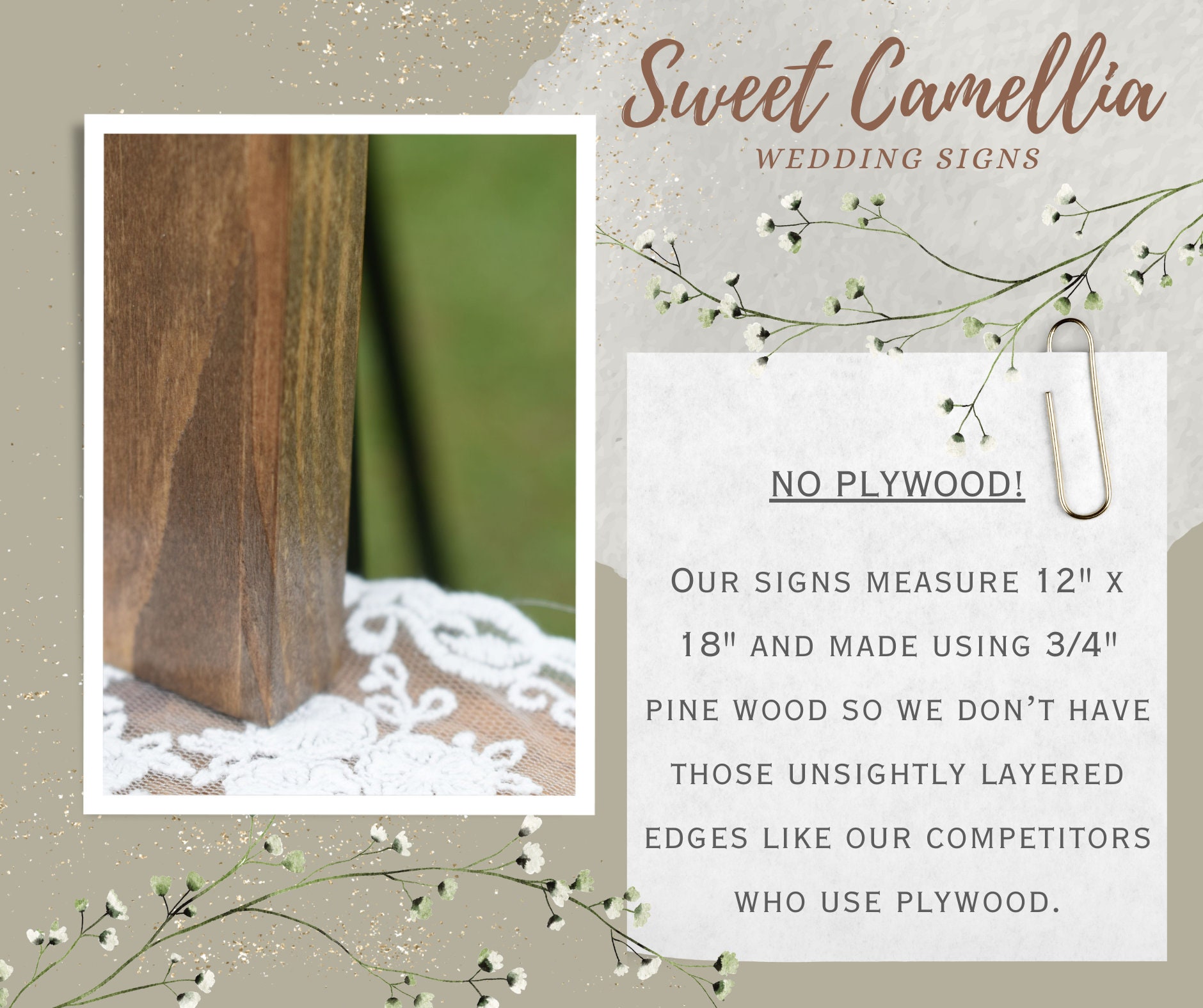 CLASSIC Photo Booth Style 1 Solid Wood Wedding Sign Black - Etsy