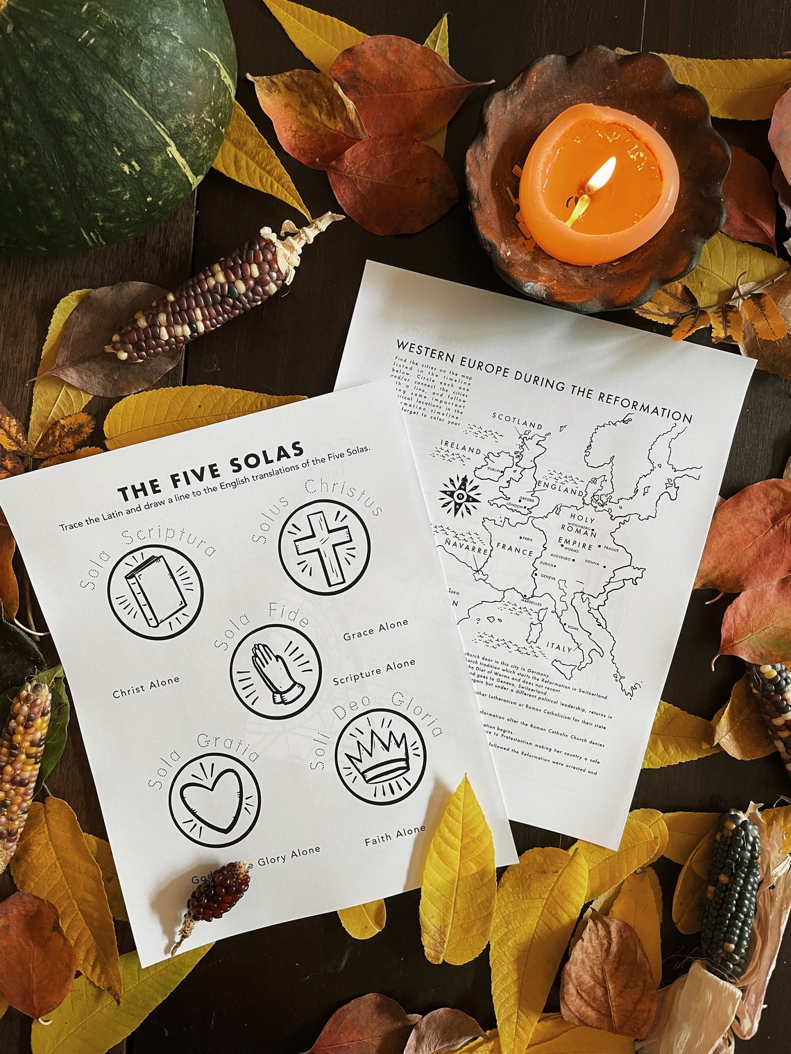 Reformation Day Activity Booklet - Etsy