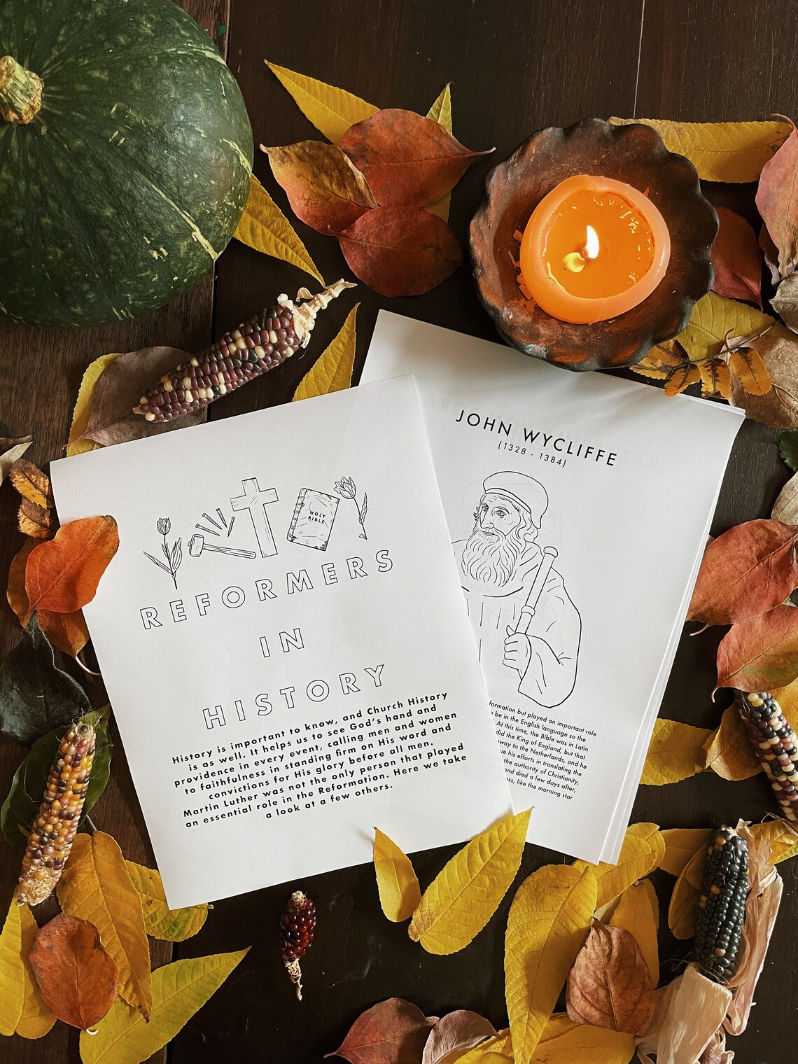 Reformation Day Activity Booklet - Etsy