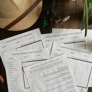 ZOO OBSERVATIONS A Take Along + Field Notes Pack - Etsy