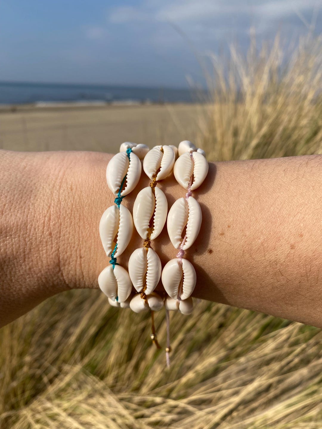 Cowrie Shell Bracelet, Cowrie Shell Bracelet, Beach Bracelet, Ibiza ...