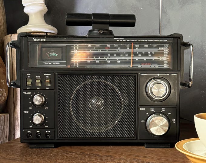 Vintage 1988 Venturer 2959-2 Portable Multiband Receiver Radio WORKING ...
