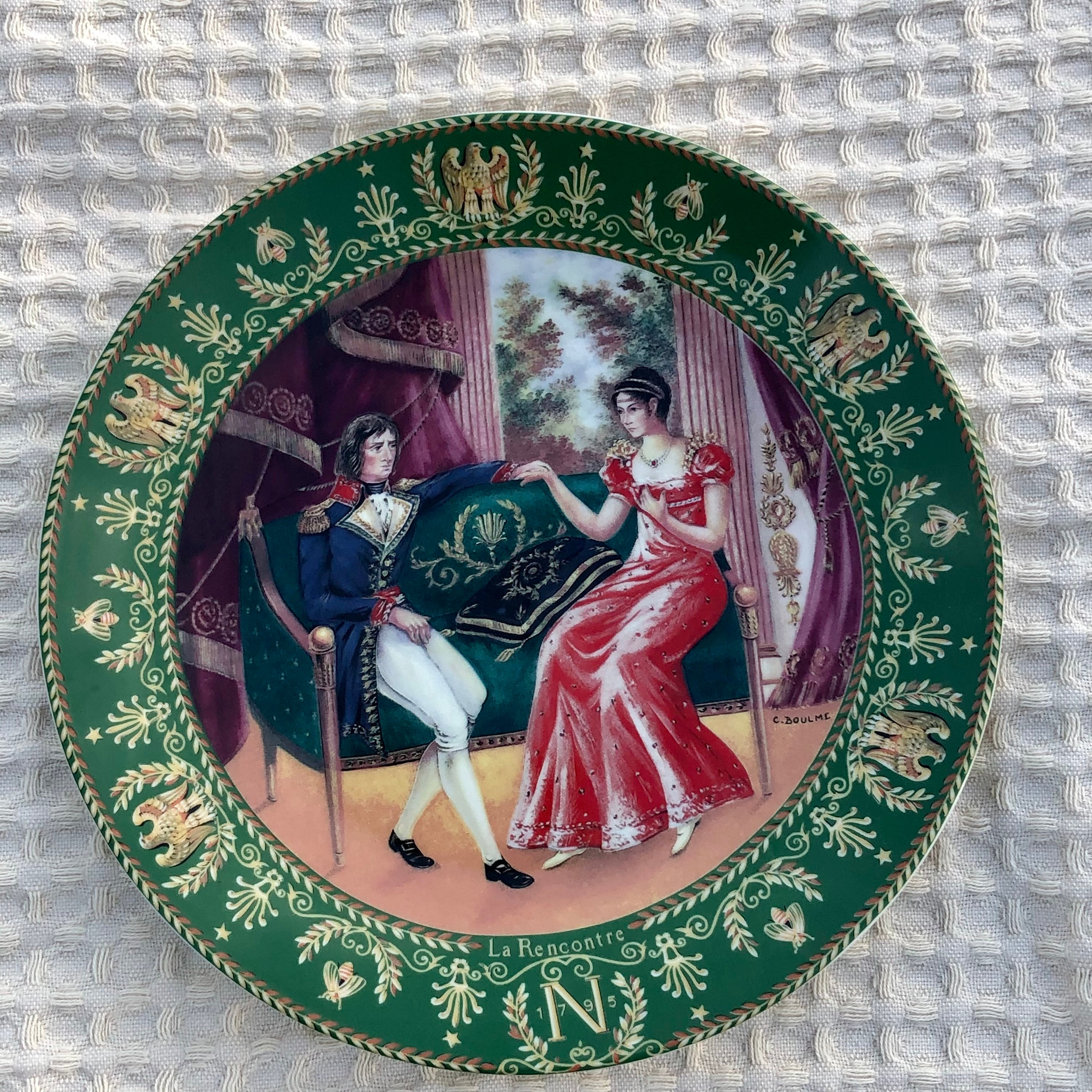 Rare Full Set of 6 Vintage Napolean and Josephine Collectors Plates - Etsy