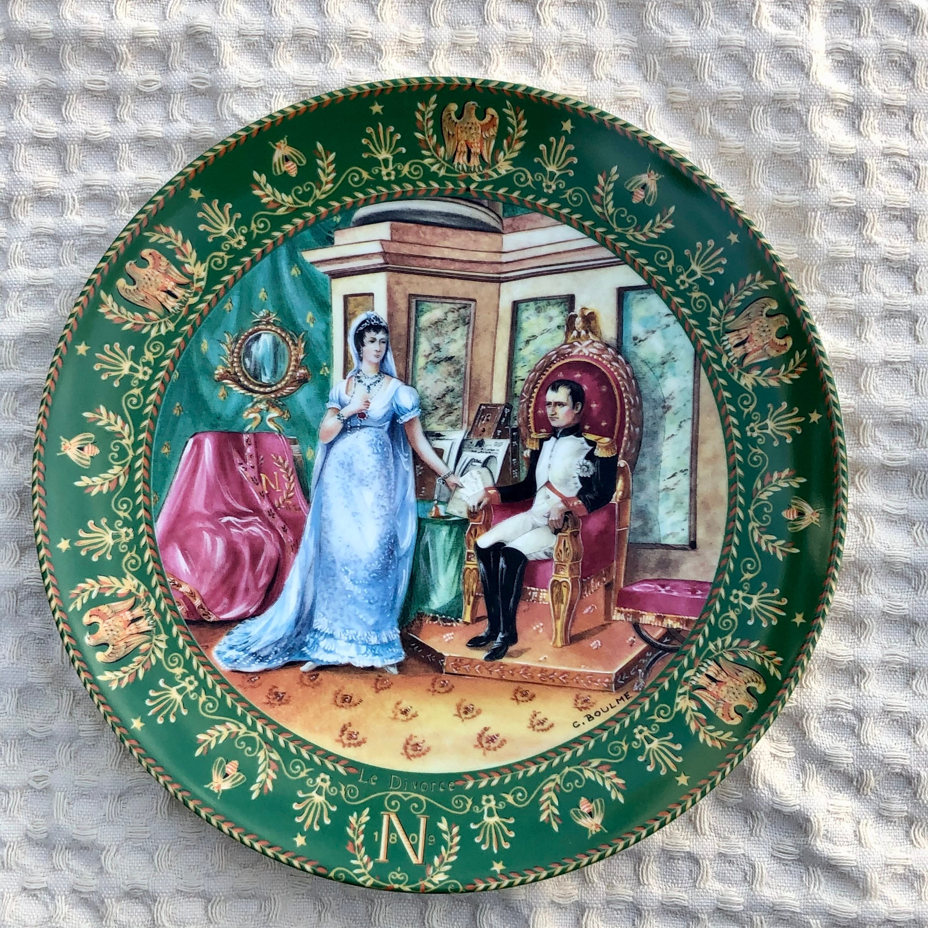 Rare Full Set of 6 Vintage Napolean and Josephine Collectors Plates - Etsy