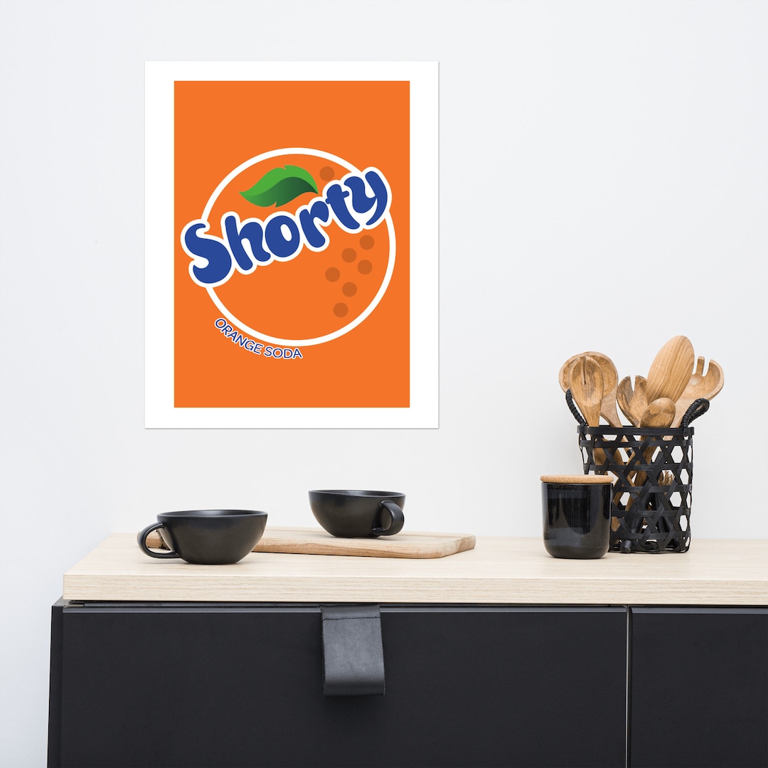 Orange Soda Shorty Pasty Poster Shop - Etsy
