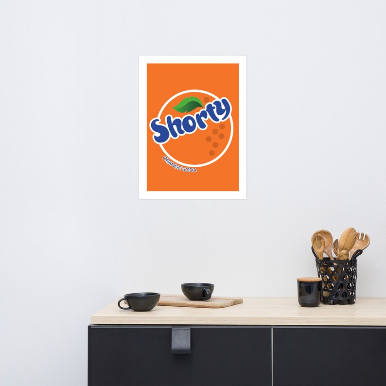 Orange Soda Shorty Pasty Poster Shop - Etsy