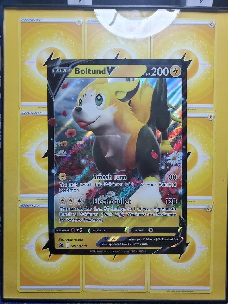 Boltund V Framed Jumbo Card - Etsy